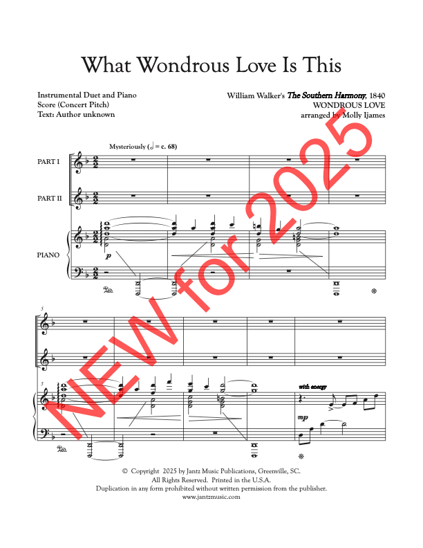 What Wondrous Love Is This - Combined Set of All Duet Instrument Optio ...
